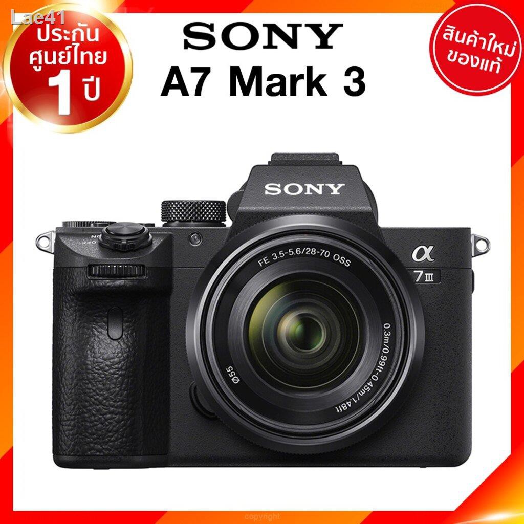 ราคาต่ำสุด☍☎۞Sony A7 Mark 3 III / kit 28-70 / Body / ILCE-7M3 Mirrorless Camera กล้อง โซนี่ มิล ...