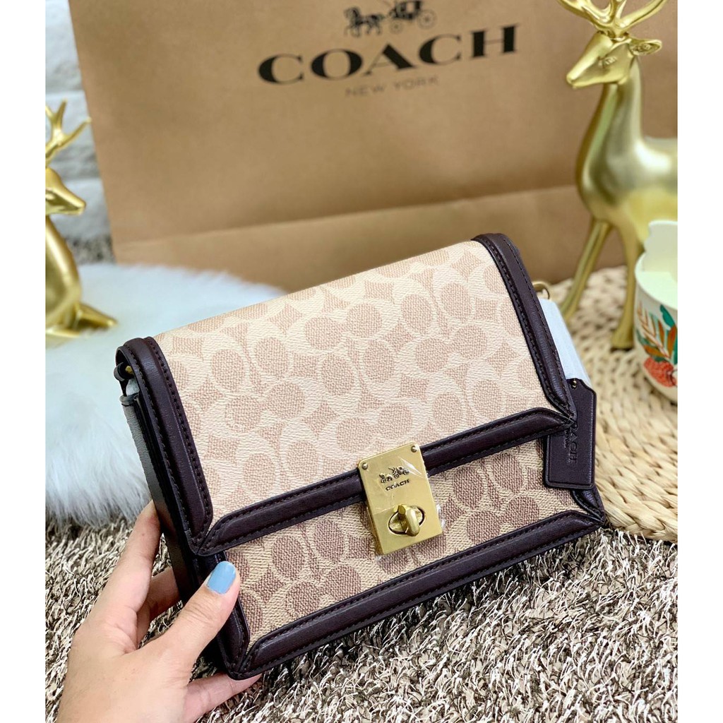 COACH HUTTON SHOULDER BAG//CROSSBODY BAG ((92308)) | Shopee Thailand