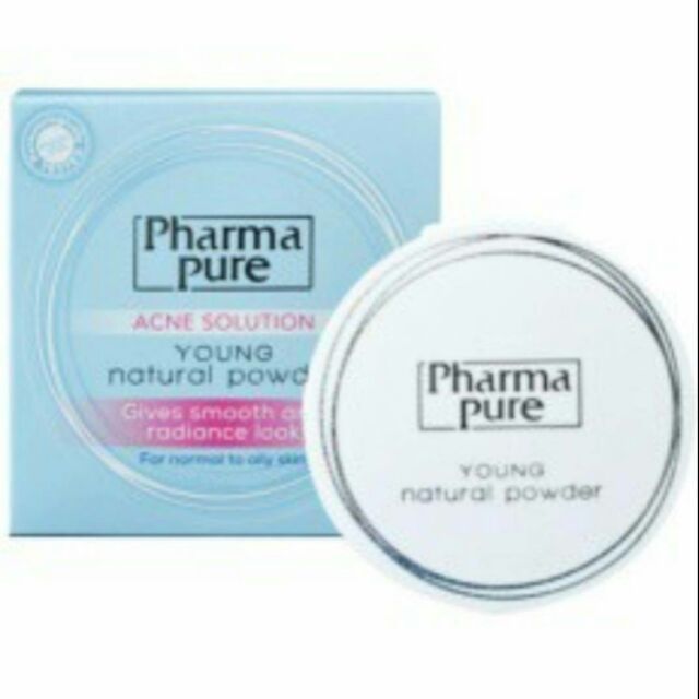 แป้งพัฟสำหรับคนเป็นสิว pharma pure acne solution young powder | Shopee ...