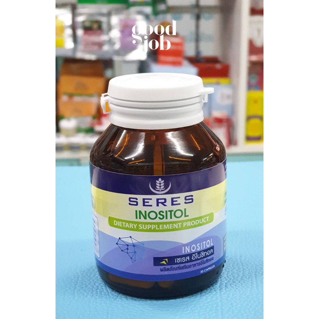 Seres Inositol อาหารเสริมบำรุงสมอง ลดภาวะเครียด นอนไม่หลับ ความจำดีขึ้น 30 แคปซูล | Shopee Thailand