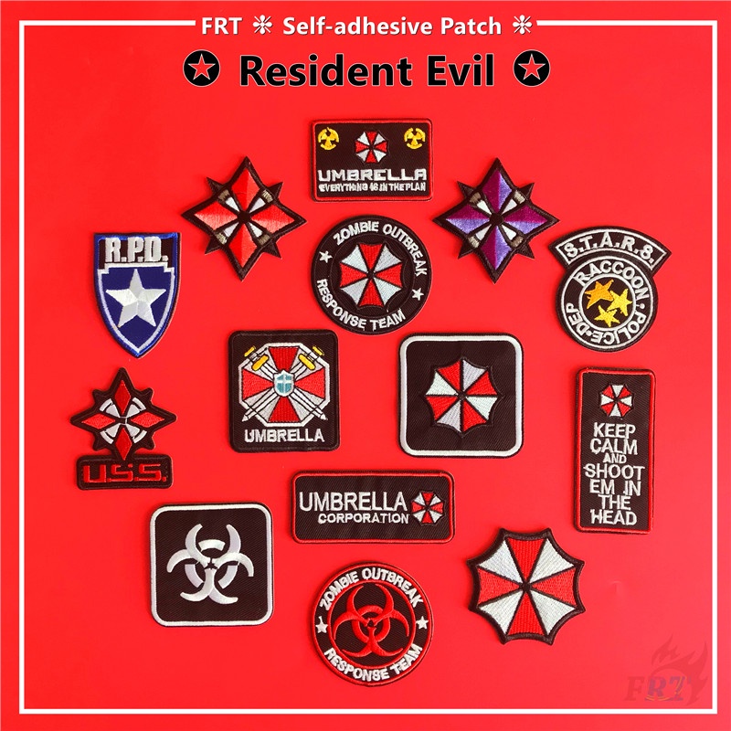 Resident Evil:Umbrella Corporation / Uss / Rpd แผ่นแพทช์ป้ายสติ๊กเกอร์ ...