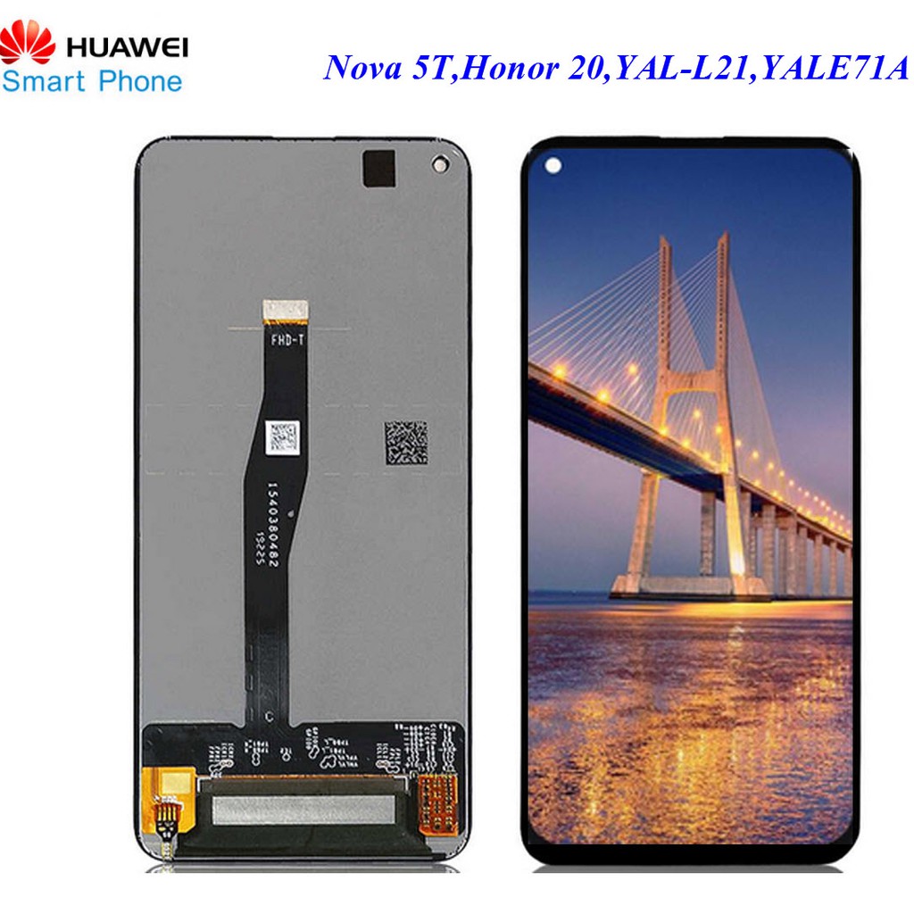 จอ LCD.Huawei Nova 5T,Honor 20,Honor 20 Pro,YAL-L21,YALE61A,YALE71A ...