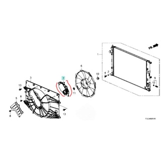 เทียม•มอเตอร์พัดลม Honda Civic 1.5 Turbo '16-19 [19030-5aa-a01] Taiwan ...