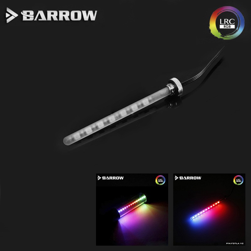 Barrow LED RGB LRC2.0 (ARGB) water tank of length quartz frosted glass ...