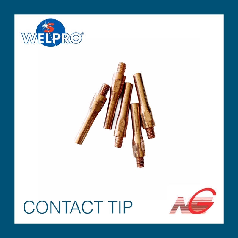 อุปกรณ์ WELPRO CONTACT TIP MIG 200Y / 250Y 0.8 - 1.2 5ชิ้น/ชุด | Shopee Thailand