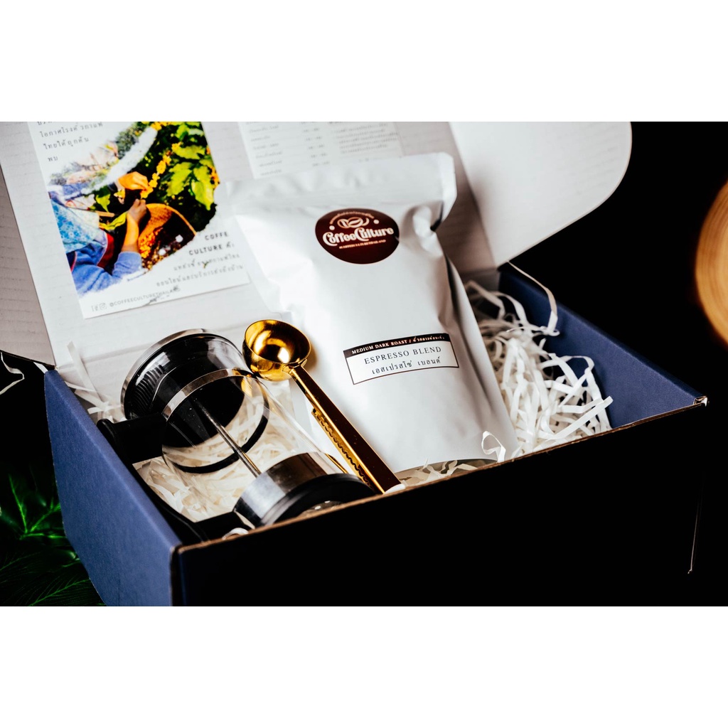 ชุดของขวัญกาแฟเฟรนช์เพรส | DIY French Press Gift Set | Shopee Thailand