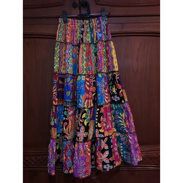 กระโปรงยาว patchwork | Shopee Thailand