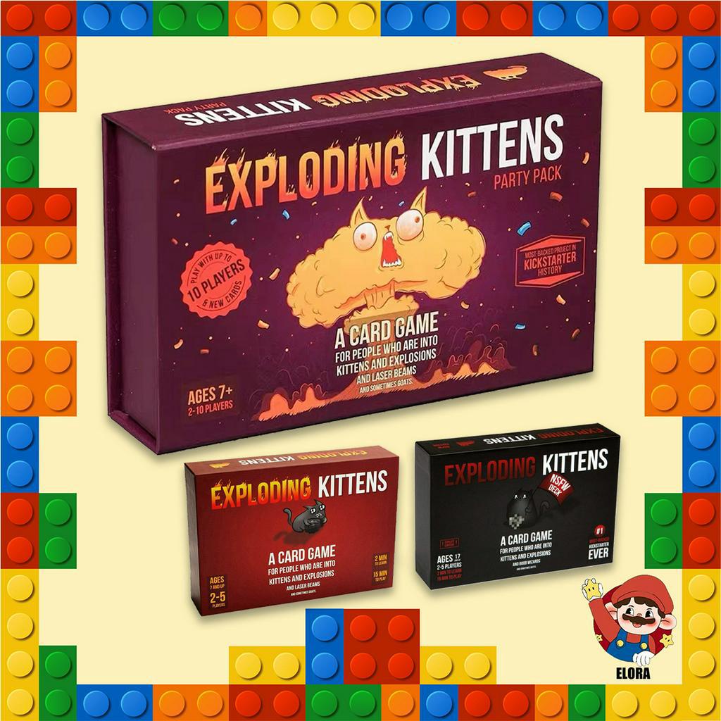 Exploding Kittens แมวระเบิด เกมกระดานระเบิดแมวการ์ดปาร์ตี้ปาร์ตี้เกม ...