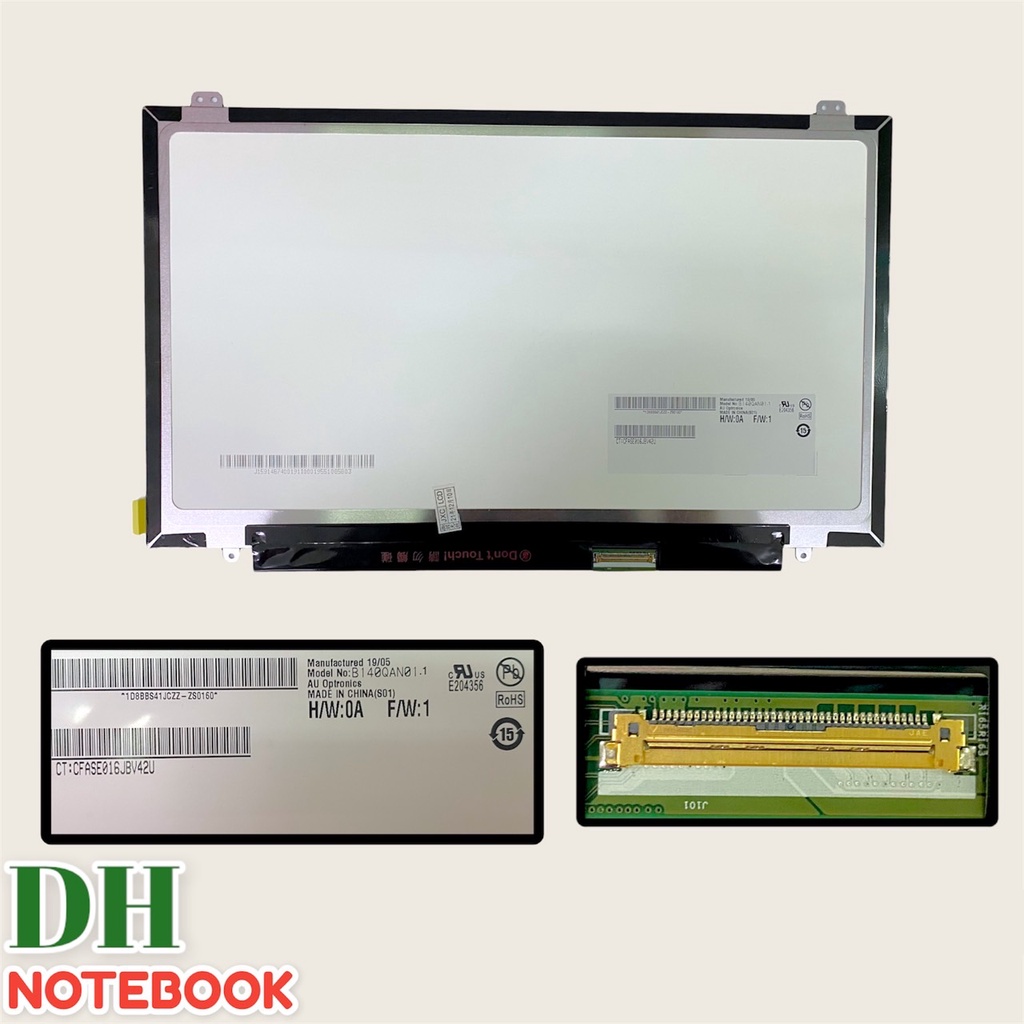จอโน๊ตบุ๊ต LED 14.0 SLIM 40 PIN FULL HD IPS Quad-HD หูบนล่าง ความ ...