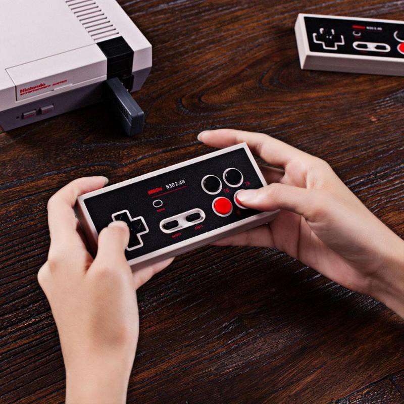 Original 8Bitdo N30 2.4G Retro Wireless Controller Gamepad with ...