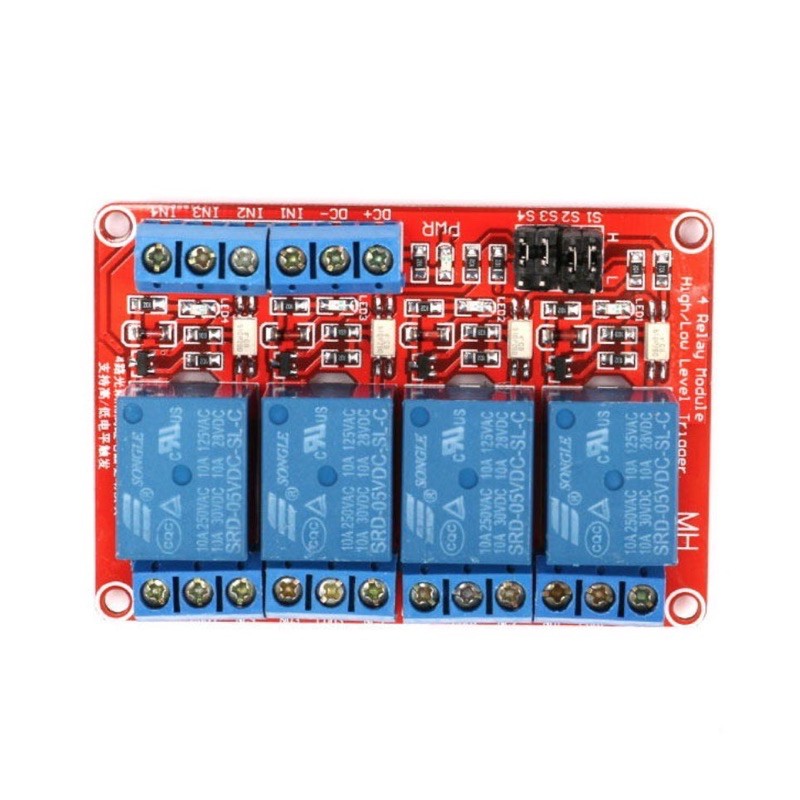 ถูกสุด!! พร้อมส่งออกบิลได้4Ch Relay Module High & Low Level Trigger ...