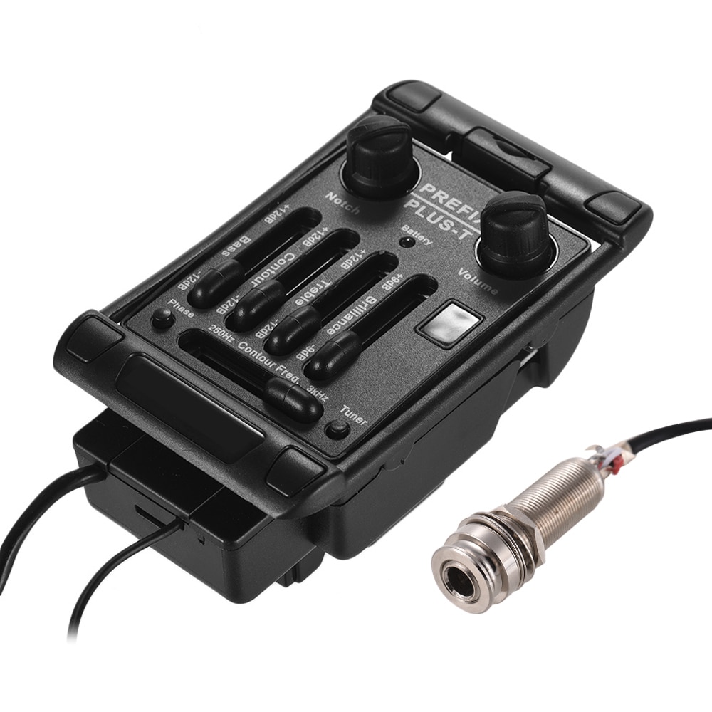 Prefix ปิ๊กอัพกีตาร์โปร่ง Fishman Plus-T Onboard Preamp Matrix Pickup ...