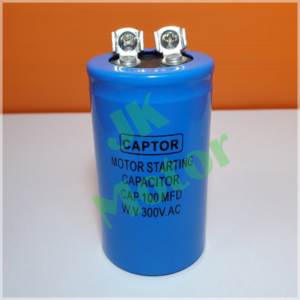 Cap Start 100uF 125uF 150uF 200uF 250uF 300Vac รุ่น Aluminium ยี่ห้อ ...