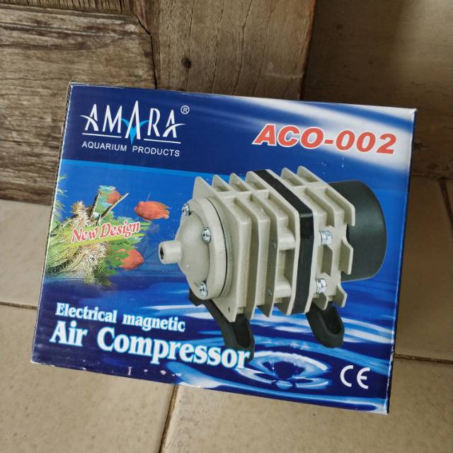 Amara ACO 002 เครื่องปั๊มอากาศคอมเพรสเซอร์สําหรับตู้ปลา | Shopee Thailand