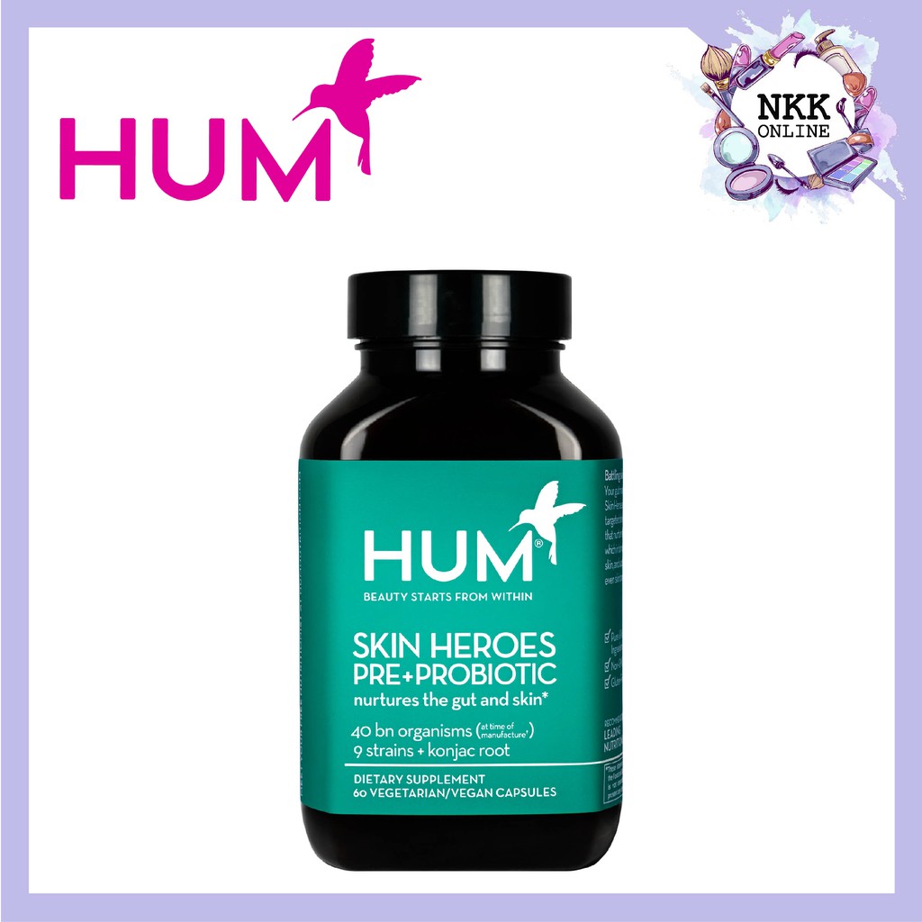 [พร้อมส่ง‼️ของแท้100%] HUM Nutrition Skin Squad Pre+Probiotic Clear ...