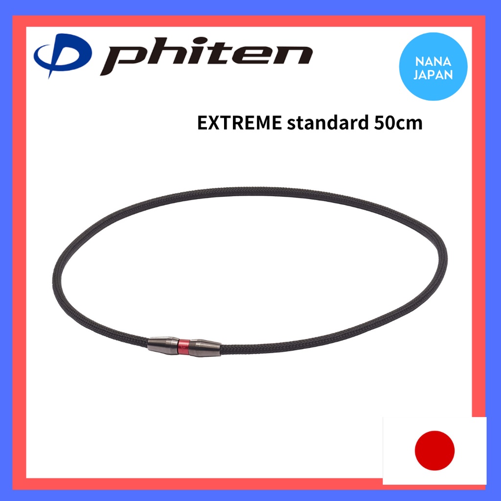 【Direct from Japan】 Phiten RAKUWA neckless EXTREME standard 50cm Metax sport 日本銀谷 | Shopee Thailand