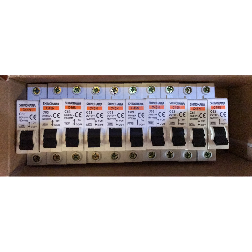ลูกเซอร์กิตเบรกเกอร์C45N 1P 63A"Shinohawa" | Shopee Thailand