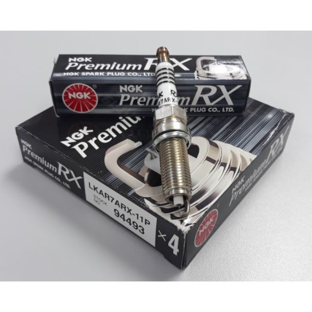 หัวเทียน NGK Japan รุ่น Premium RX LKAR7ARX-11P (94493) (1ชุด4หัว) (ตระกูล Top สำหรับรถแต่ง ...