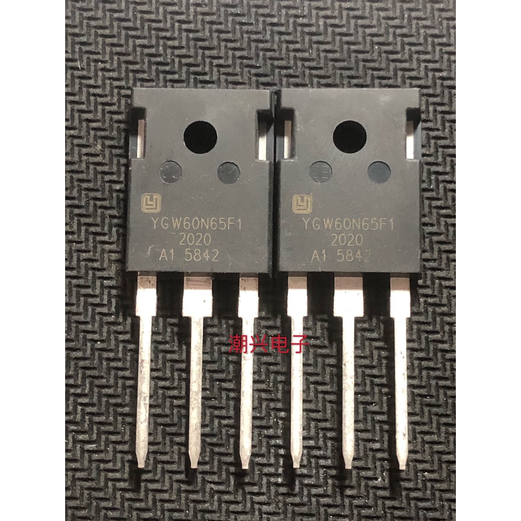 IGBT YGW60N65F1 สำหรับซ่อมอินเวอร์เตอร์ เทียบเท่า FGA60N65SMD TO-3P ...