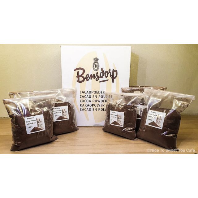 ‼️ของแท้‼️ 500g Bensdorp ผง Cocoa แท้ 100% สัญชาติฝรั่งเศส 22/24fat ...