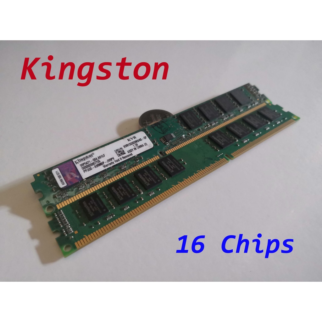 RAM Kingston DDR3 1333 MHz 4GB (ตัวเตี้ย 8 Chips 16 Chips) สำหรับ ...