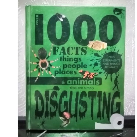 1000 FACTS things people places& animals that are simply DISGUSTING หนังสือความรู้ปกแข็ง(มือสอง ...