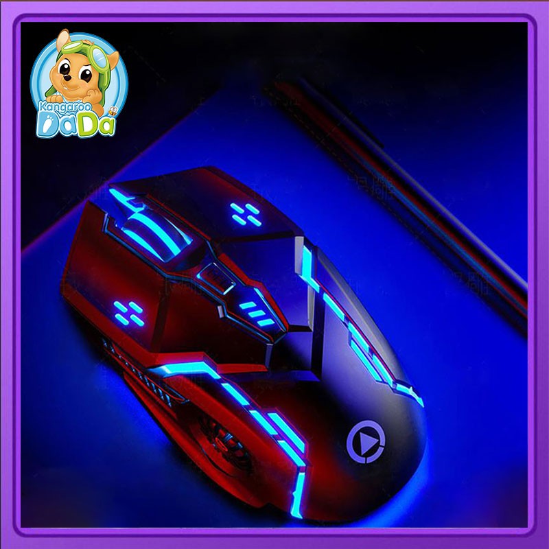 Optical LED RGB Office Gaming Mouse เมาส์เกมมิ่ง ออฟติคอล ตั้งมาโครคีย์ ...