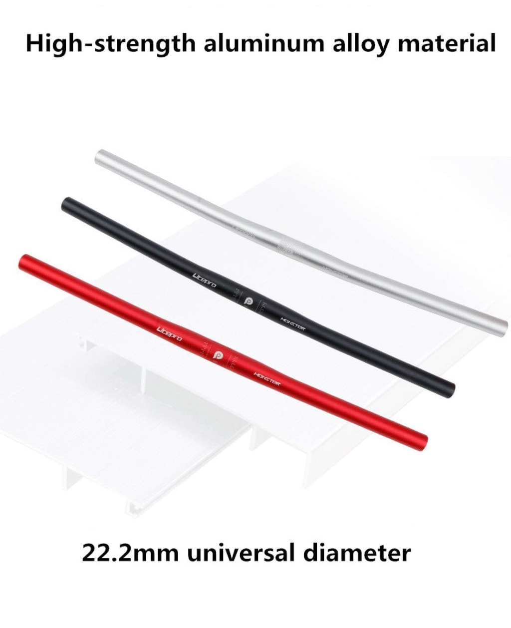 Litepro Monster แฮนด์บาร์จักรยาน แบบตรง น้ําหนักเบาพิเศษ 25.4*540/580 ...