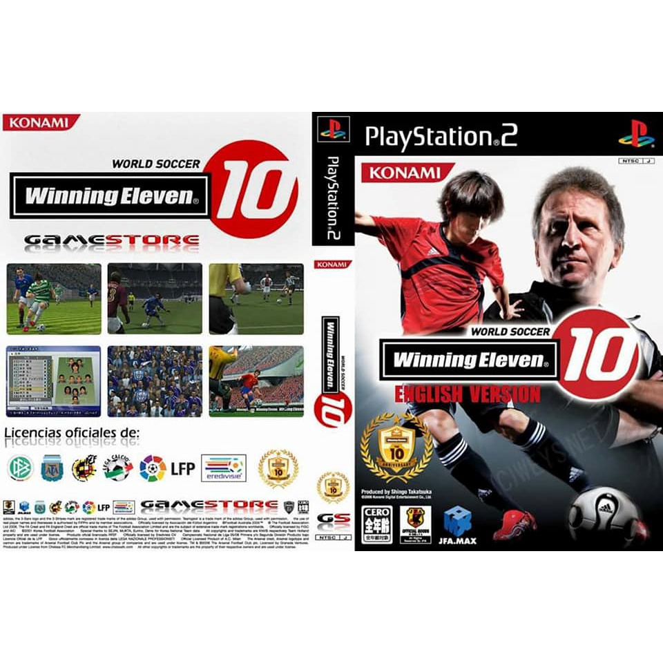 World Soccer Winning Eleven 10 แผ่นเกมส์ PS2 | Shopee Thailand