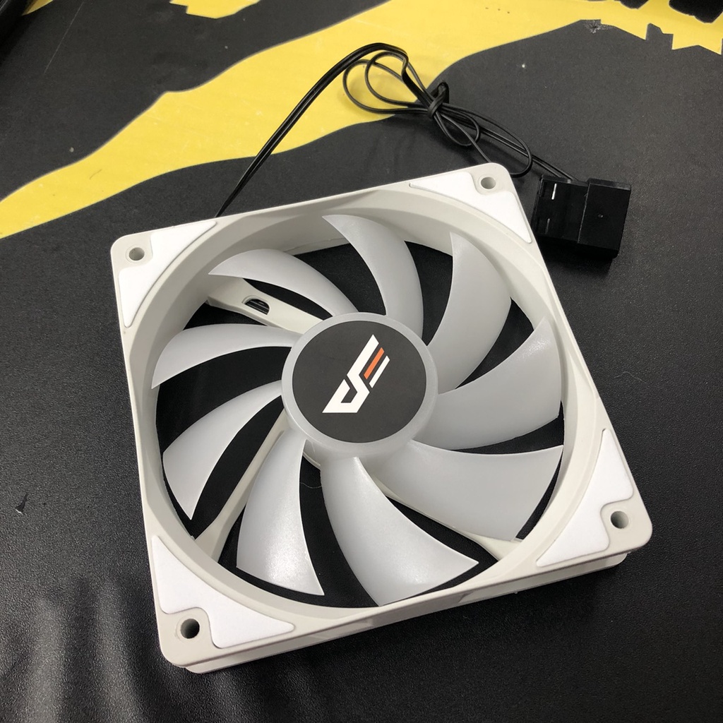 พัดลม DarkFlash CL12 Rainbow LED Lighting Computer Case Fan 120MM ...