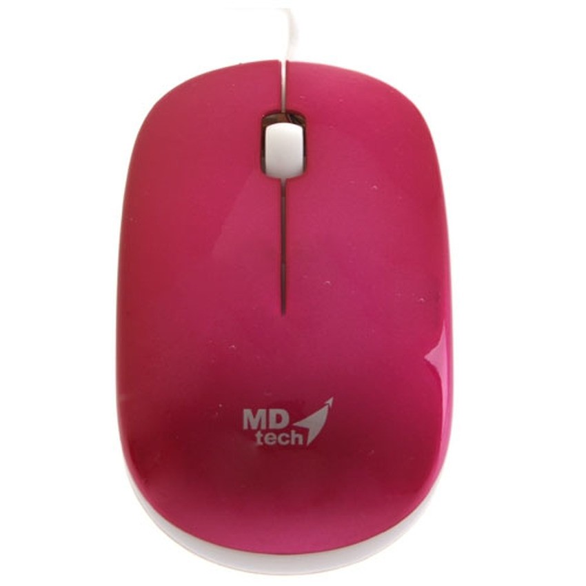 MD-TECH USB GLaser Mouse 1000 DPI GLS-39 (Pink/White) | Shopee Thailand