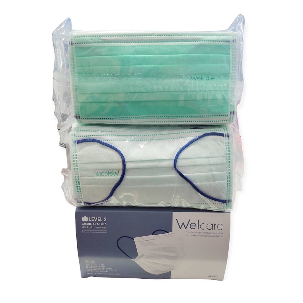 พร้อมส่ง++ Welcare Mask Level 2 Medical Series หน้ากากอนามัยทางการแพทย์ ...