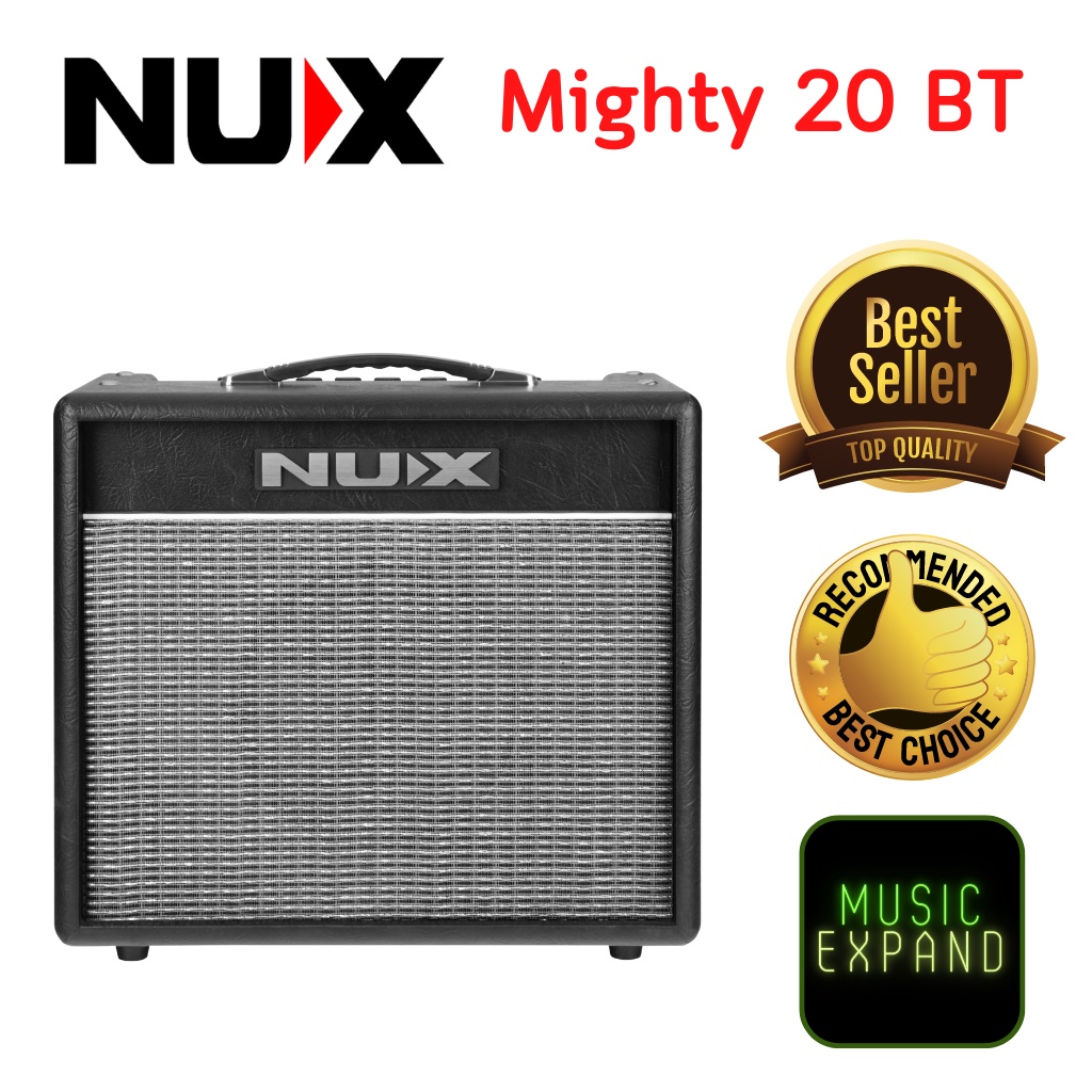 NUX Mighty 20 BT แอมป์กีต้าร์ 20 วัตต์ Modeling Amplifier | Shopee Thailand