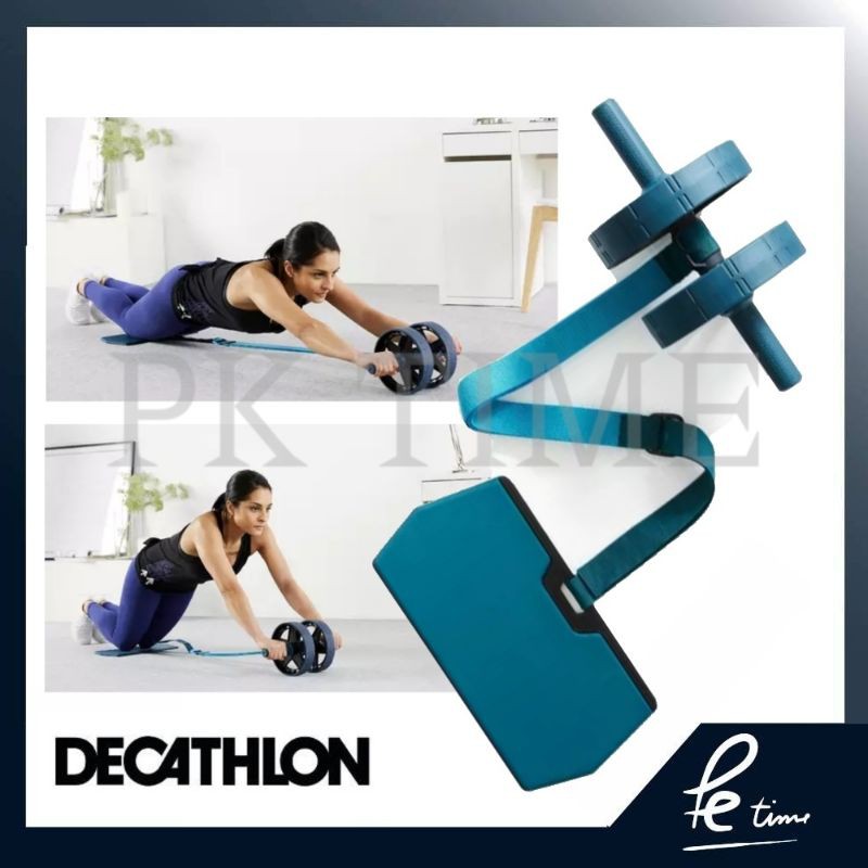 ล้อดันพื้นAB WHEEL WITH ELASTIC BAND SUPPORT 💙 By Decathlon | Shopee ...