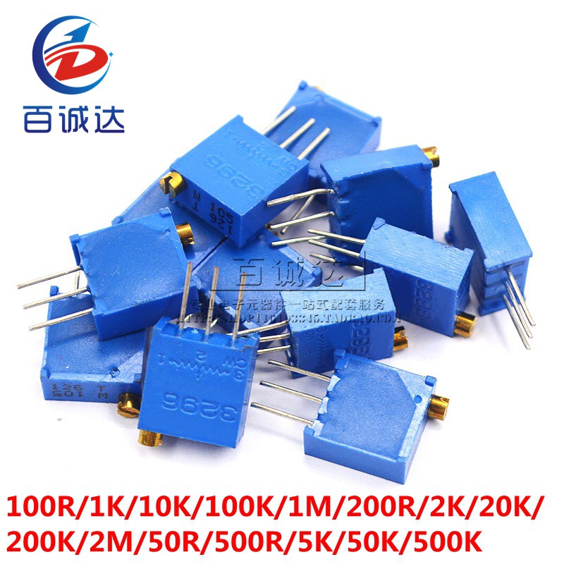 5pcs 3296W potentiometer variable resistor multiturn preset 103/10K/20 ...
