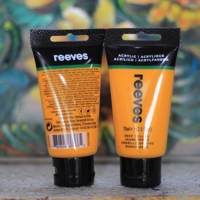 สีอะครีลิค Reeves (75 Ml.) Reeves Acrylic Paint 75ml | Shopee Thailand