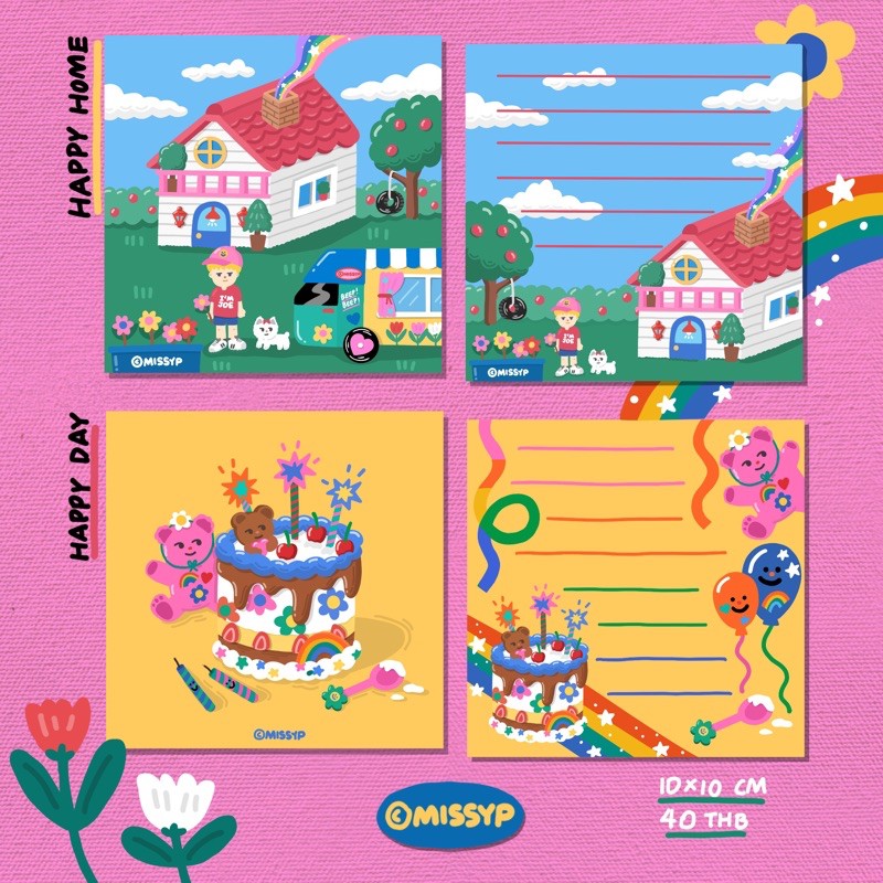 POSTCARD HAPPY MISSYP | Shopee Thailand