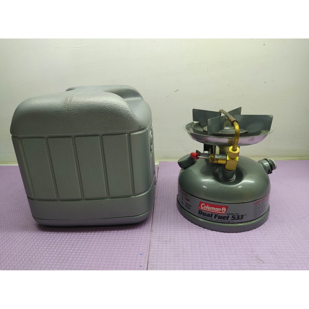 เตา coleman Dual Fuel 533 ผลิต 08/98 และ 03/93 พร้อมเคส | Shopee Thailand