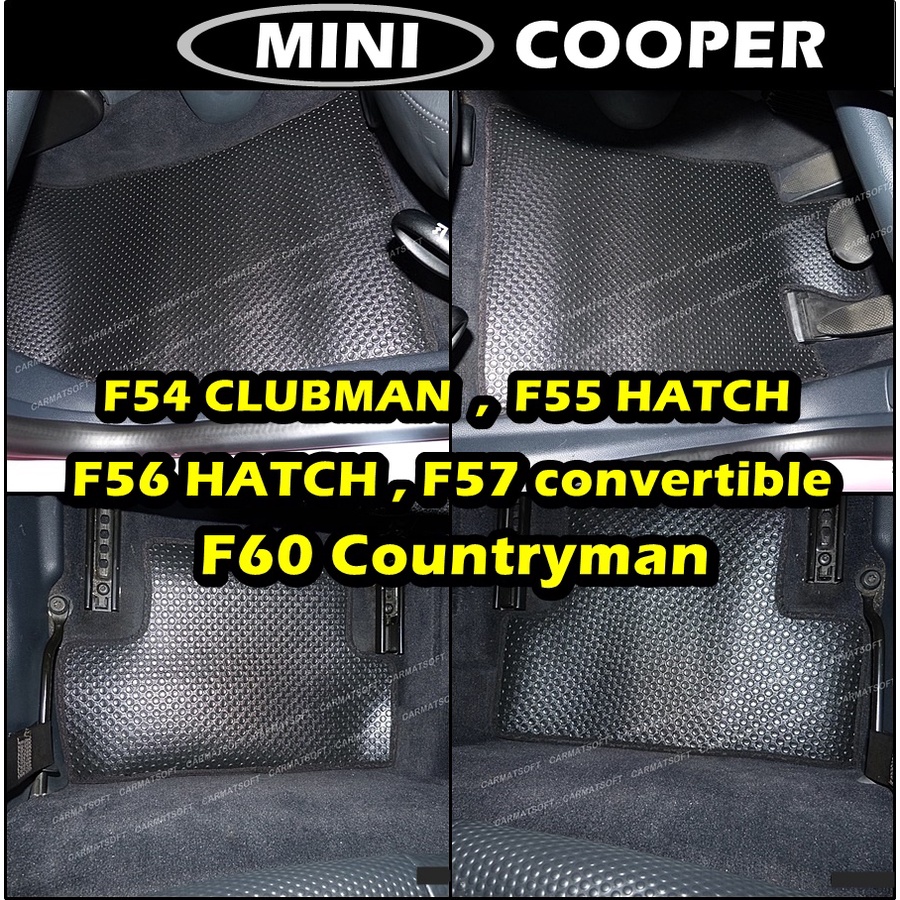 พรมรถยนต์ MINI COOPER F54 Clubman , F55 Hatch , F56 Hatch , F57 ...