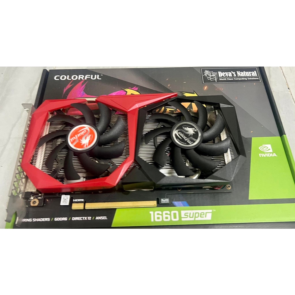 การ์ดจอ Colorful Nvidia GeForce GTX 1660 SUPER NB 6G(มือ2) | Shopee ...