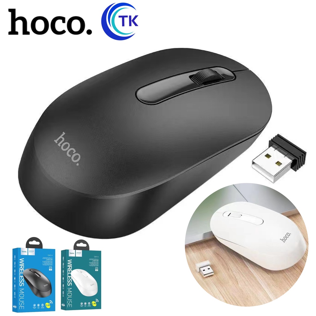 Hoco GM14 เมาส์ไร้สาย ใช้ง่ายใช้ดี เหมาะสำหรับทำงาน เล่นเกมก็ได้ ตอบสนองเร็ว พกพาง่าย | Shopee ...