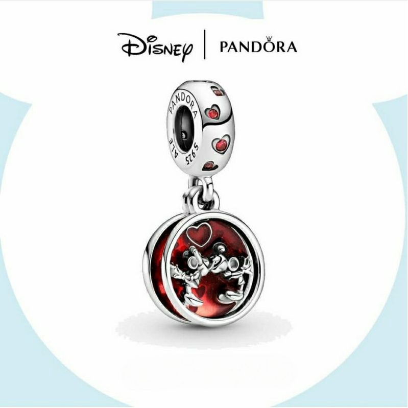 Pandora silver Disney dangle**ติ้งมิกกี้&มินนี่ | Shopee Thailand