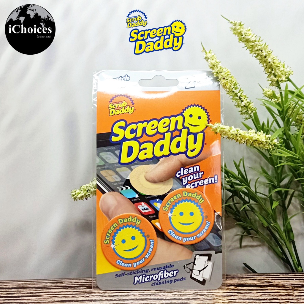 [Scrub Daddy] Screen Cleaning Microfiber Cloth 2 Pads สำหรับเช็ดจอ ...