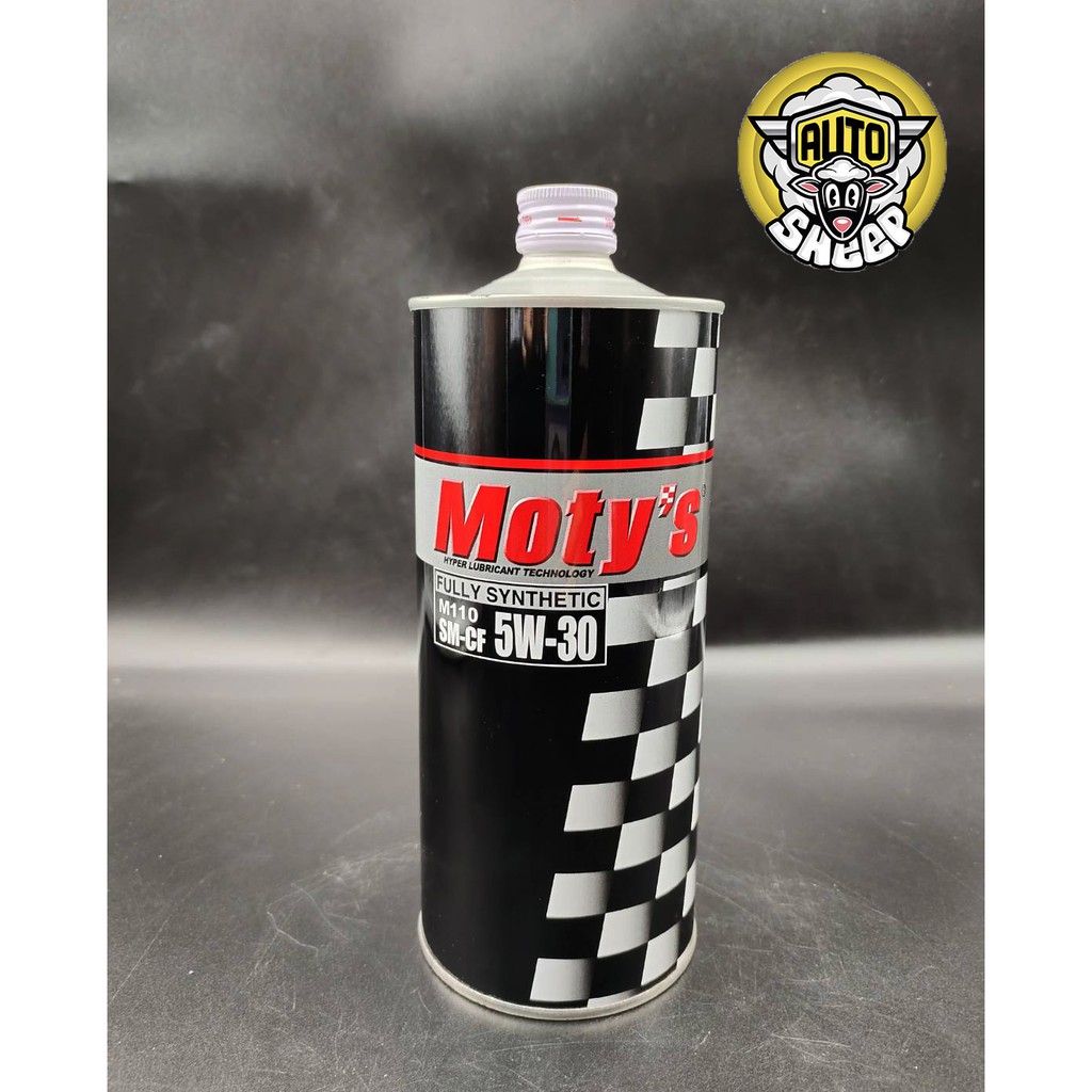 น้ำมันเครื่อง MOTY'S M110 5W30 Fully Synthetic ขนาด 1 ลิตร (น้ำมันเครื่องรถยนต์สังเคราะห์100% ...