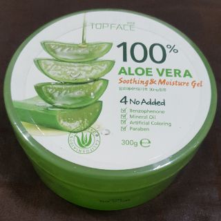 Arra TOPFACE 100% Aloe vera soothing & moisturizing gel 300g | Shopee ...
