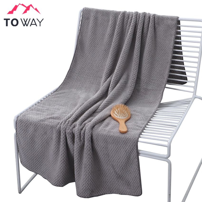 TOWAY-พร้อมส่ง ผ้าขนหนูอาบน้ำ ผ้าเช็ดตัวใหญ่ หนานุ่ม สัมผัสสบายผิว ซับ ...