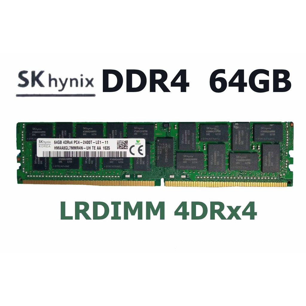 RAM LRDIMM DDR4 64GB ECC PC4-2400T 4DRx4 SK Hynix 32GB PC4-2133P 4Rx4 X99 | Shopee Thailand