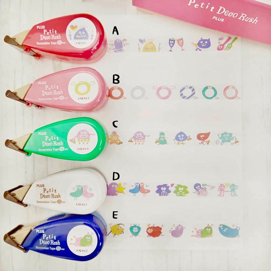 เทปตกแต่ง Petit Deco Rush x Yurukawa decorush | Shopee Thailand
