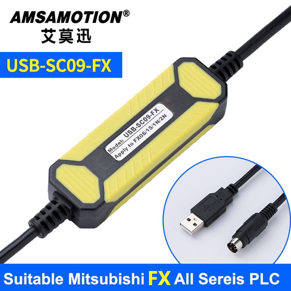 Usb-sc09-fx สําหรับสายการเขียนโปรแกรม Mitsubishi PLC ใช ้ งานร ่ วมกับ ...