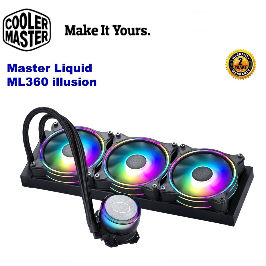 COOLER MASTER MasterLiquid ML360 ARGB Illusion CPU LIQUID 2y. | Shopee ...